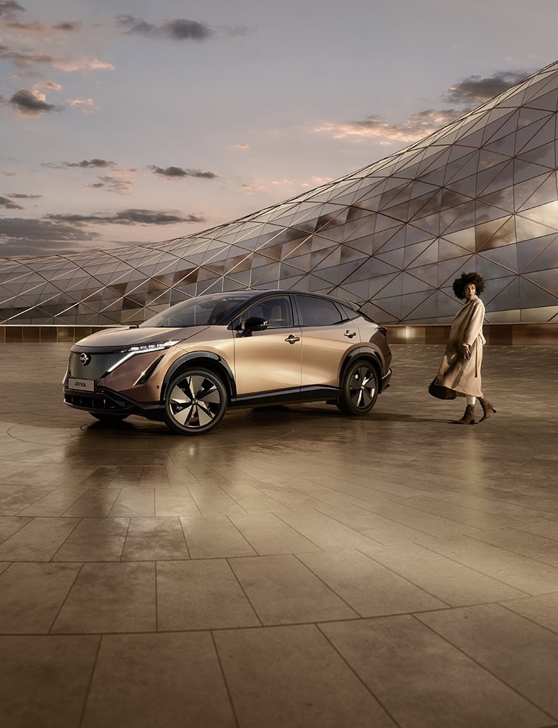 Nissan Ariya - kuvankaunis lippulaiva - Keskusautohalli