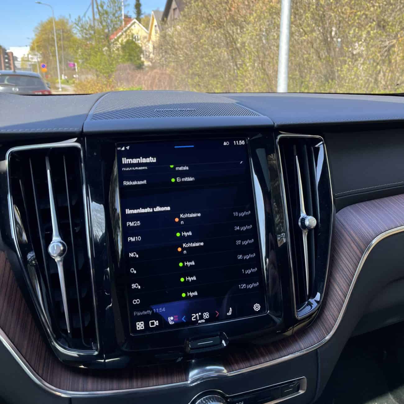 Volvon CleanZone -ilmastointi - Keskusautohalli